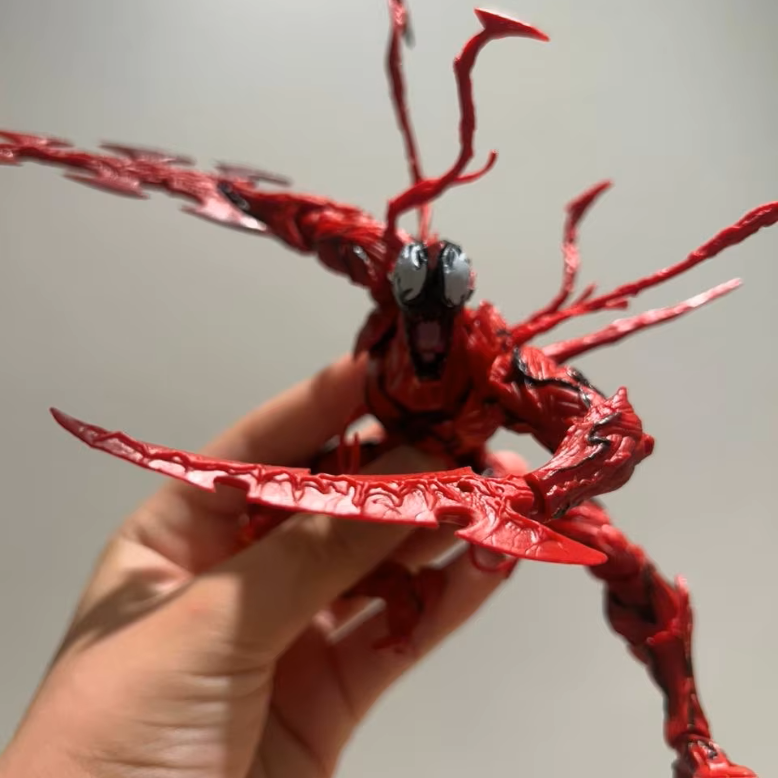 Carnage Action Figure Joint Movable Change Face Statue Model kids for ...
