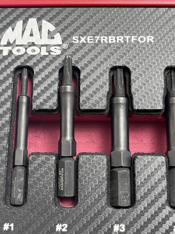 Mac Tools SXE7RBRTFOR 7pc RBRT Extractor Set w/Foreign Object Removal ...