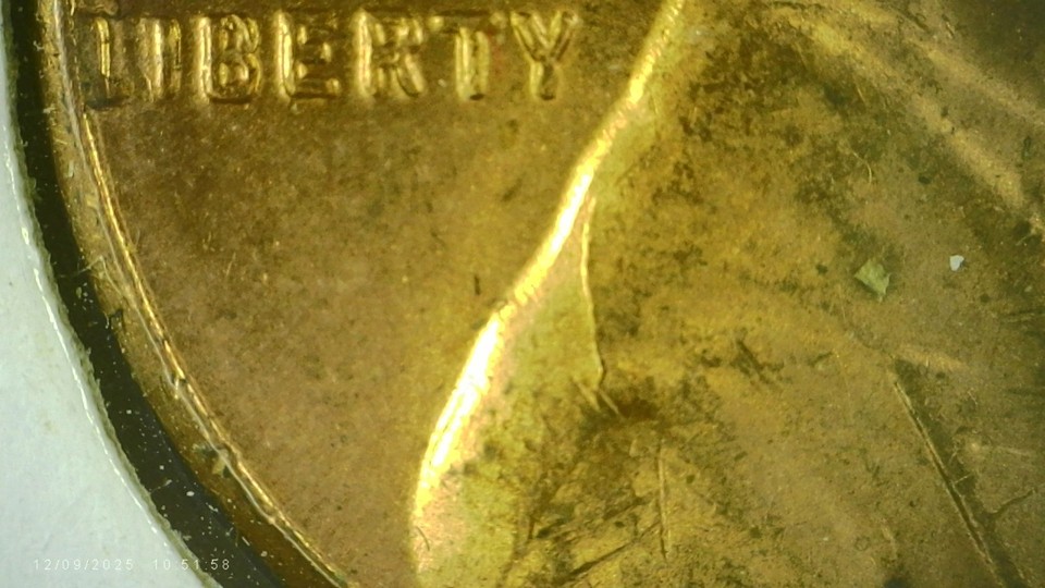 1955 Wheat Penny Gem BU Multiple Cracked Die Errors Skull/Shoulder | eBay