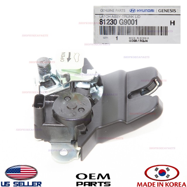 81230G9001 Hyundai Latch Assytrunk Lid 81230G9001 Genuine OEM Part for ...