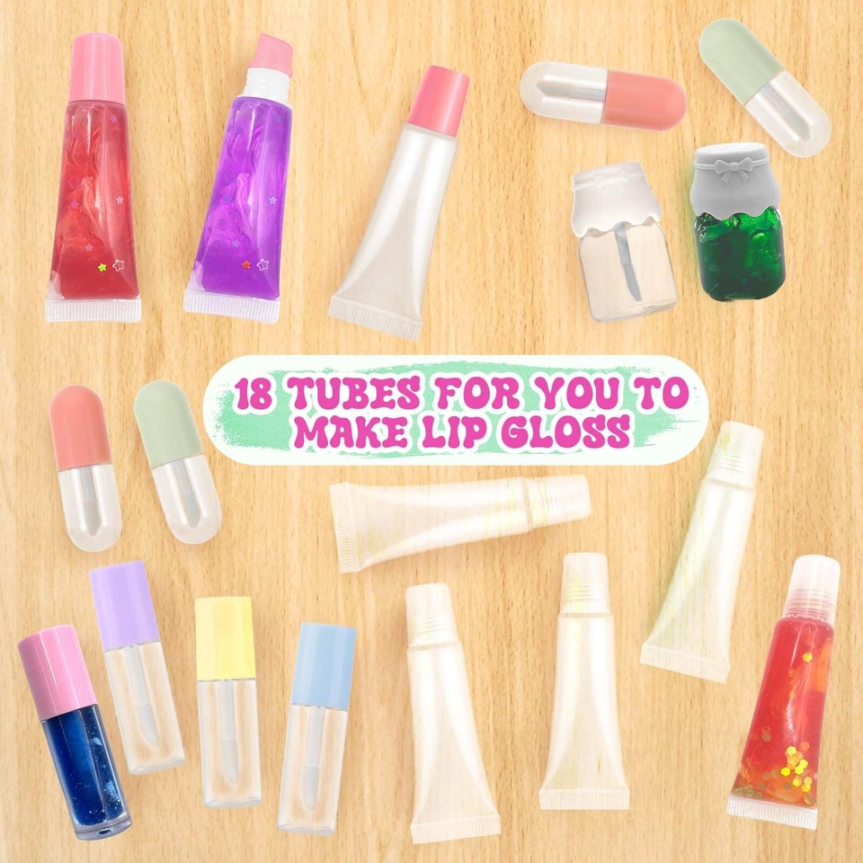 Lip Gloss Making Kit 70PCS Diy Lip Gloss Kit Beginner Lip Gloss Set ...