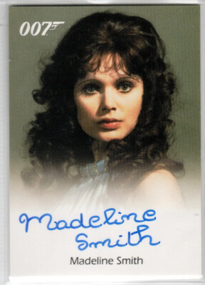 JAMES BOND DANGEROUS LIAISONS MADELINE SMITH AS MISS CARUSO AUTOGRAPH L ...