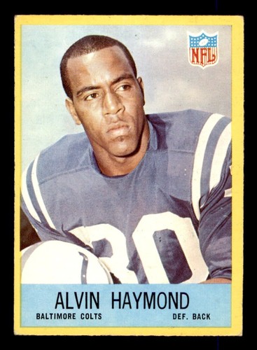 1967 Philadelphia Football #17 Alvin Haymond EX *e1 | eBay