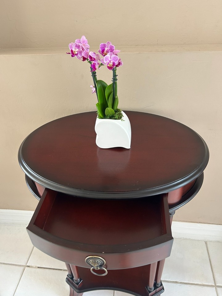 Bombay Company Cherry color Side Entry Table | eBay