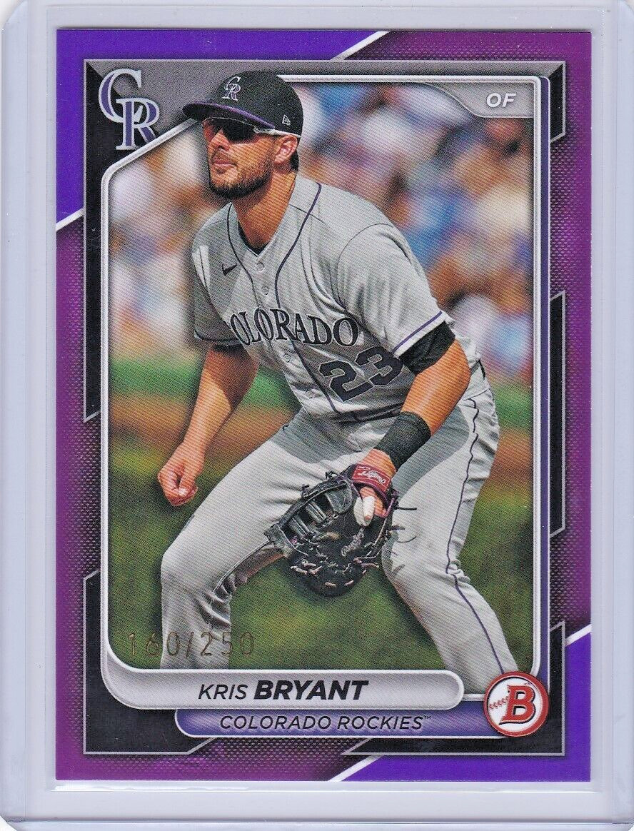 2024 Bowman - Purple Border #50 Kris Bryant /250 for sale online | eBay