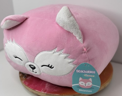 Squishmallows Stackable 12" Rhiannon The Pink Fox Plush - New With Tags ...