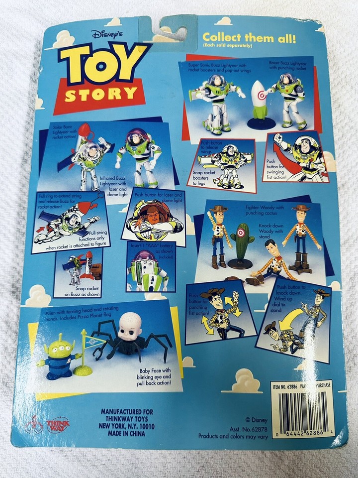 Disney's Toy Story Alien Action Figure 1995 Pixar Vintage Sealed | eBay