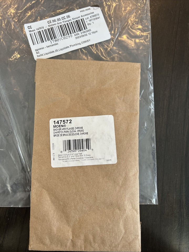 Moen 147572 Part Shower Arm Flange Chrome | eBay
