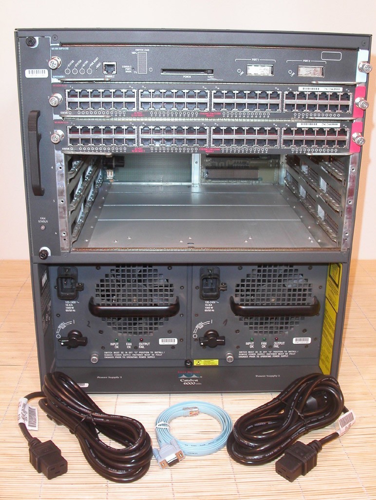 Cisco Catalyst WS-C6006 6006 Switch 96x 10/100 2x GBIC | eBay