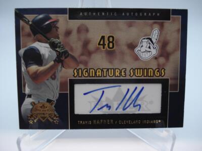 2005 National Pastime Signature Swings Gold Autograph TRAVIS HAFNER 25/ ...