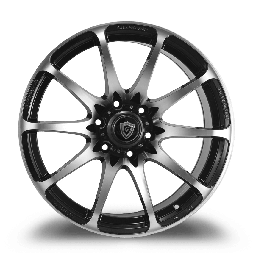 4 ~ 20x10 G-Line G0069 Machine Black Wheels 6x139.7 +15mm 20 inch ...