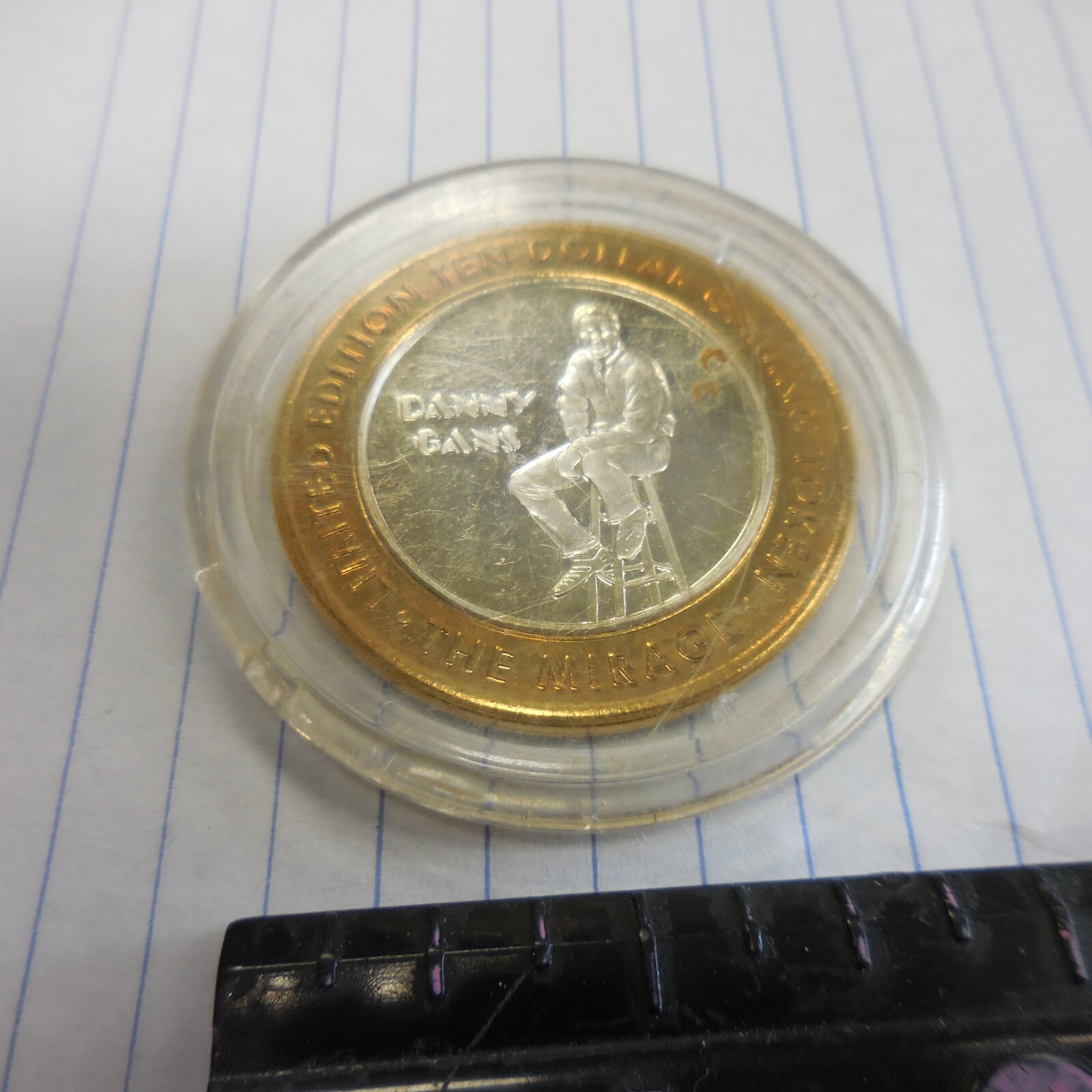 $10 Limited Edition .999 Silver Gaming Token The Mirage Danny Gans Las ...