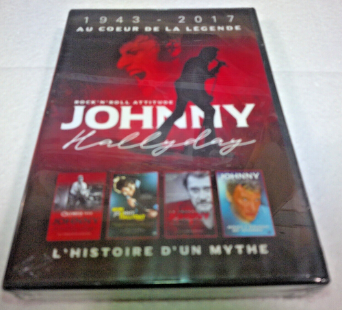 DVD JOHNNY HALLYDAY 1943-2017 AU COEUR DE LA LEGENDE / COFFRET 4 DVD ...