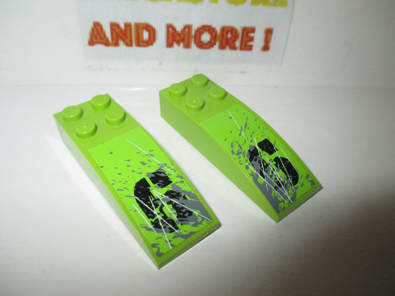 Lego - 2x Slope Pente 6x2 Scratches '6' Pattern 44126pb028R ...