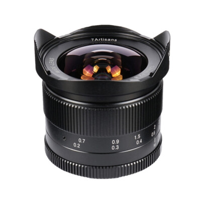 7Artisans 12mm F2.8 MF Fisheye Lens for Fuji X Sony E Canon EOS-M M4/3 ...