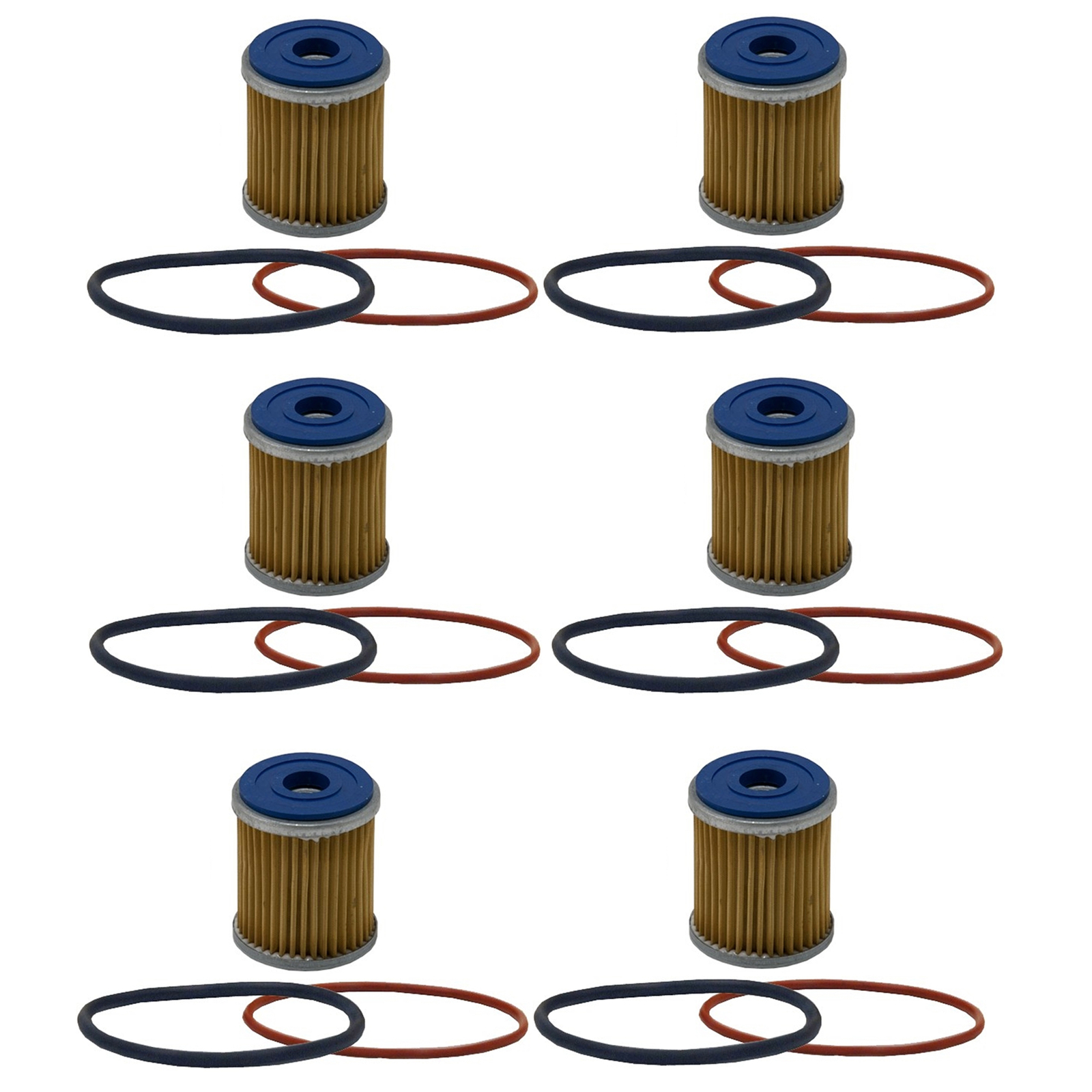 Wix 57935 Engine Oil Filter Set (Cartridge Lube Metal Canister) (6 ...