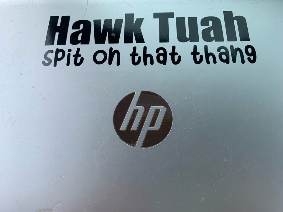 Huck Tuah MeMe Vinyl Car Window Laptop Wall Truck Tumbler Decal Sticker ...