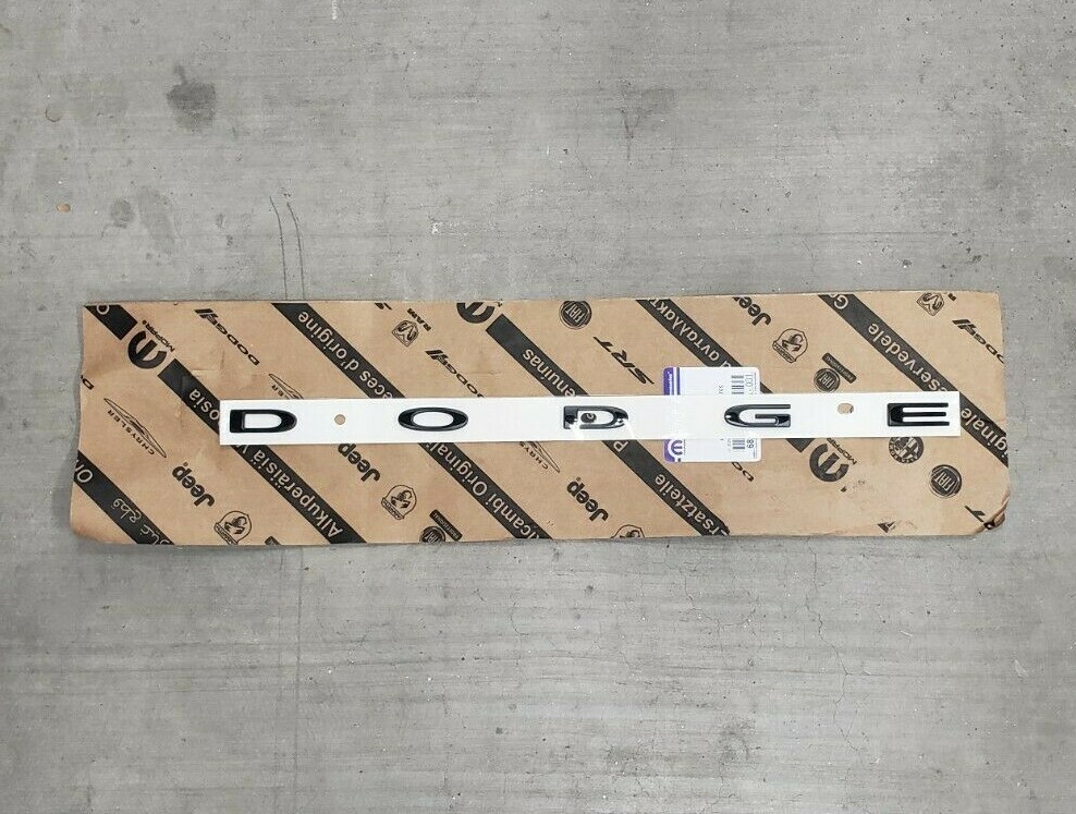 New 2015-2023 Dodge Charger Matte BLACK "DODGE" Tail Light Letters, OEM ...