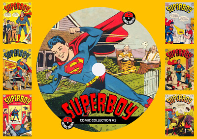 Superboy V1 Comics On PC DVD Rom (CBR Format) | eBay