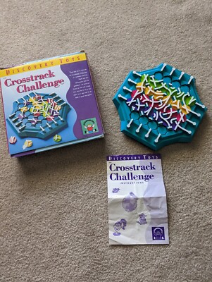 Discovery Toys- Crosstrack Challenge-#4240-Challenge Game-1999 Complete ...