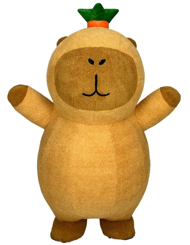 Capybara Inflatable Costume Plush Mascot Halloween Cosplay Funny Party ...