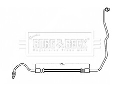 Borg & Beck BBH8597 Brake Hose for sale online | eBay UK