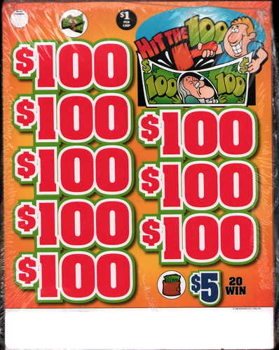 Pull Tickets - Chip Tickets - Hit the Hundred #4 | eBay