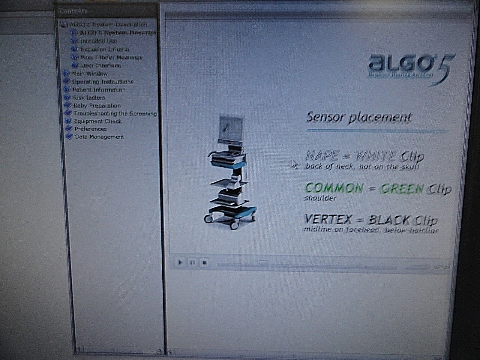 Natus ALGO 5 Newborn Hearing Screener, Sliver PC Ed. W/ PreAmp ...