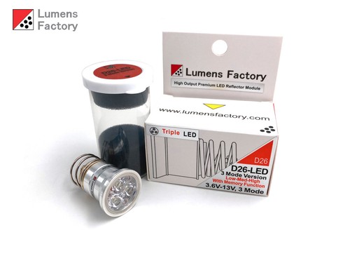 P60 TRIPLE LED 3 Mode Drop-in for Surefire G2 6P 9P 6Z 9Z C2 C3 Z2 D2 ...