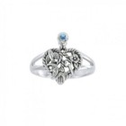 Cimaruta Witch 925 Sterling Silver Ring Blue Topaz Gemstone Peter Stone ...