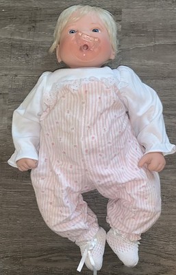 Lee Middleton Baby Doll 010596 1996 Signed Blonde Blue Eyes Weighted ...