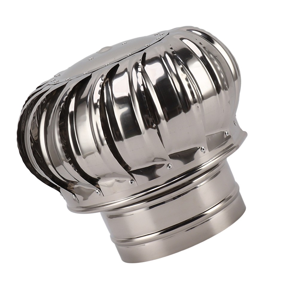 Chimney Rotating Ventilator Cap Stainless Steel Anti Downdraught ...