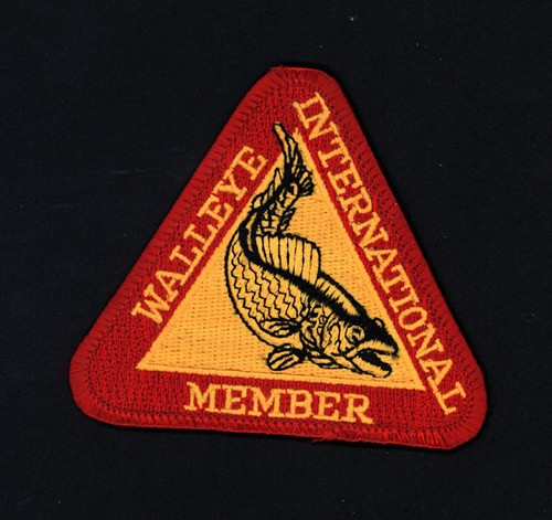Vintage Embroidered Patch Walleye International Member | eBay