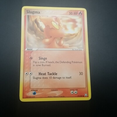 SLUGMA 77/109 - NON-Holo - EX Team Rocket Returns - 2004 Pokemon Card ...