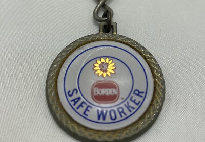 1970’s BORDEN ELSIE COW EMPLOYEE SAFE WORKER AWARD ADVERTISING KEYCHAIN ...