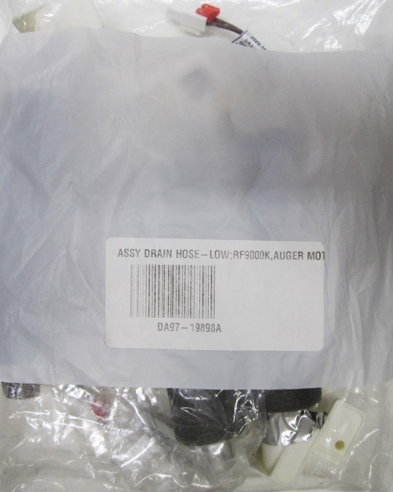 THREE OEM SAMSUNG DA97-19898A REFRIGERATOR ICE MAKER DRAIN TUBES BIN#24 ...