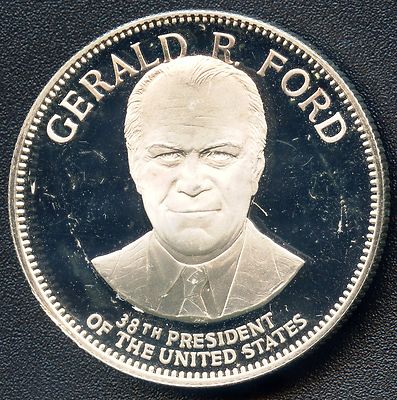 1 Oz. Silver "President Gerald Ford Commemorative " Coin Token | eBay