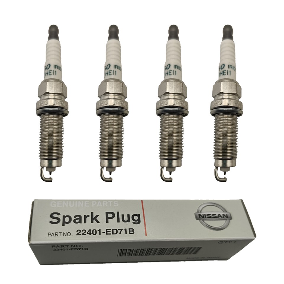 4pcs Engine Iridium Spark Plug 22401-ED71B FXE20HE11 Fits For Nissan ...