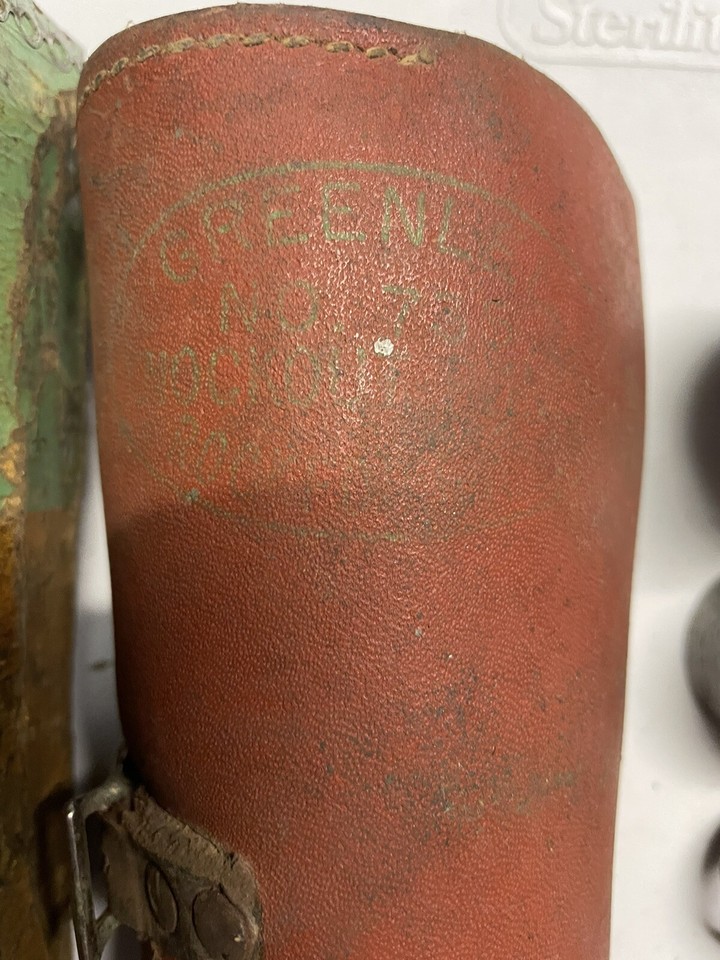 Vtg. GREENLEE NO. 735 CONDUIT Knockout Punch Set. Original Case & Box ...