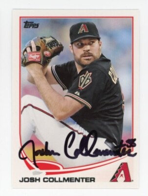 SIGNED BASEBALL CARD AUTO TOPPS 2013 JOSH COLLMENTER ARIZONA DBACKS # ...