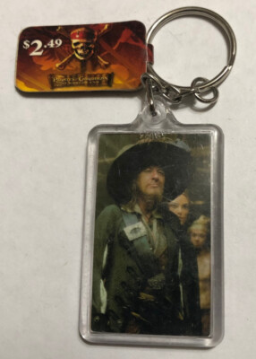 DISNEY -- PIRATES OF THE CARIBBEAN -- Captain BarBosa -- KEYCHAIN New ...