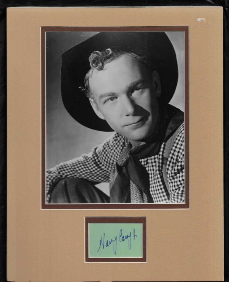 Carey Jr., Harry: Autographed 8"x10" photo / still – {d} Harry Carey Jr ...