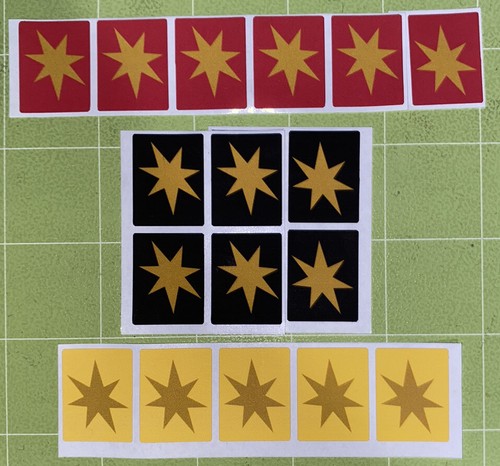 Gottlieb 1980 "TIME LINE" Pinball Machine Vinyl Drop Target Stickers ...