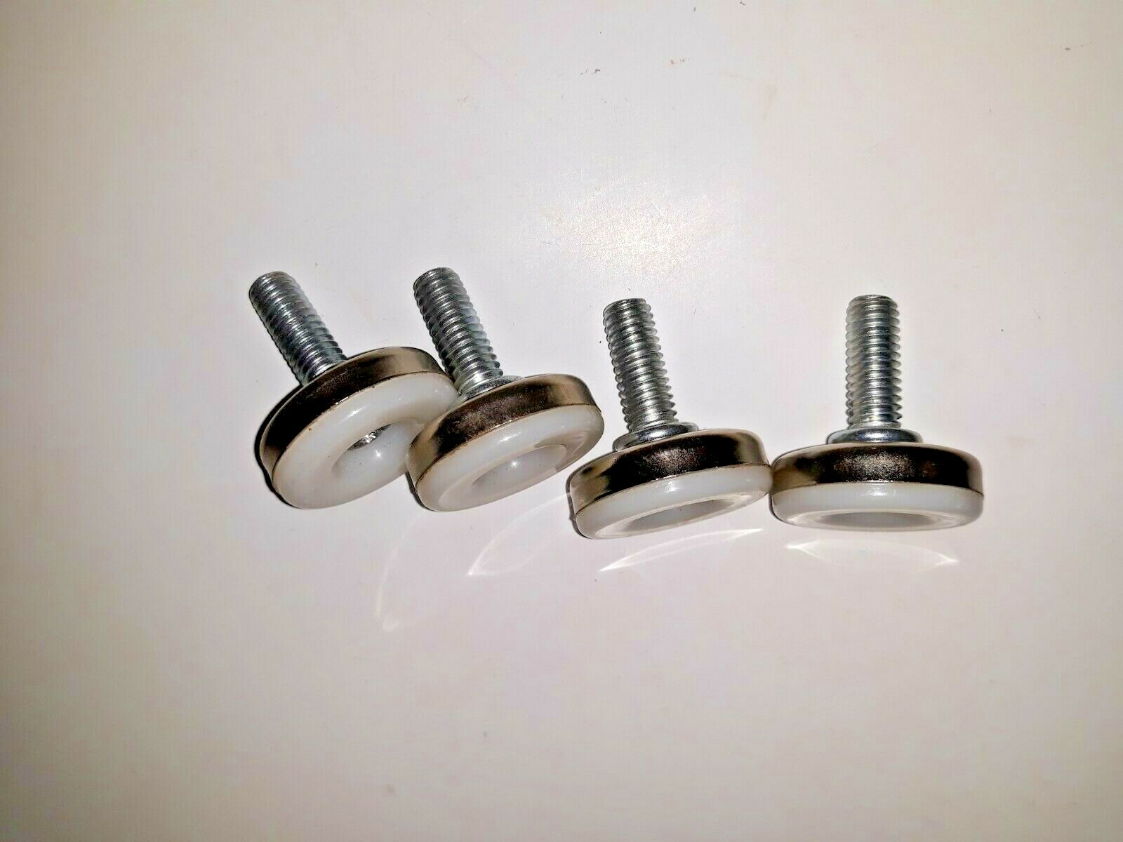 Lot of 4 Leveling Foot Threaded Glide Feet 3/8-16x1" Leveler Adjustable ...