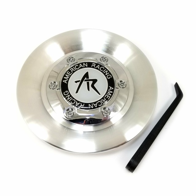 3ea American Racing Estrella Ar95 95 Wheel Silver Rim Center Hub Cap ...