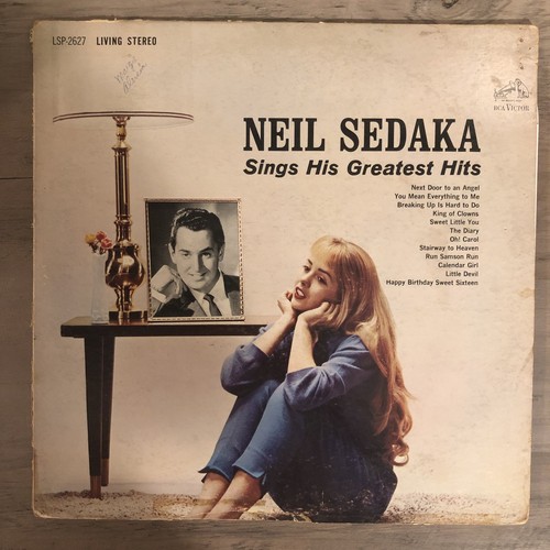 Neil Sedaka Sings His Greatest Hits vinyl record | eBay