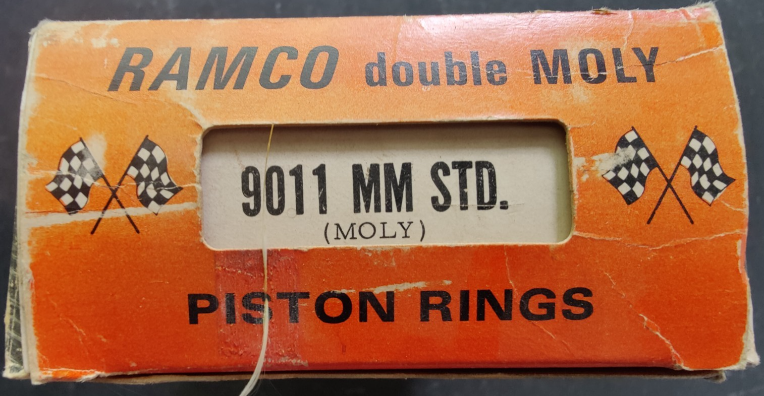 TRW RAMCO 9011MM STD Double Moly Piston Ring Set 3-15/16" Bore HIGH ...