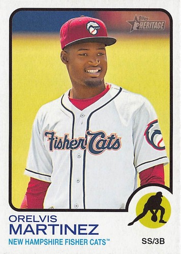 2022 TOPPS HERITAGE MINORS (#97) - ORELVIS MARTINEZ | eBay