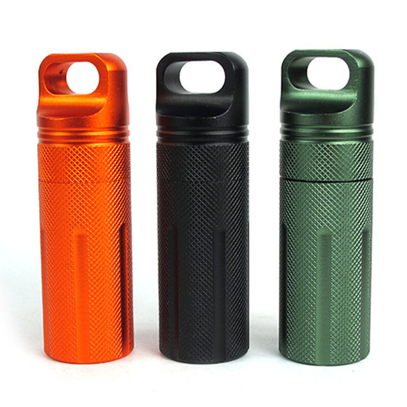 Aluminium Alloy Waterproof Medicine Pill Box Case Capsule Seal ...