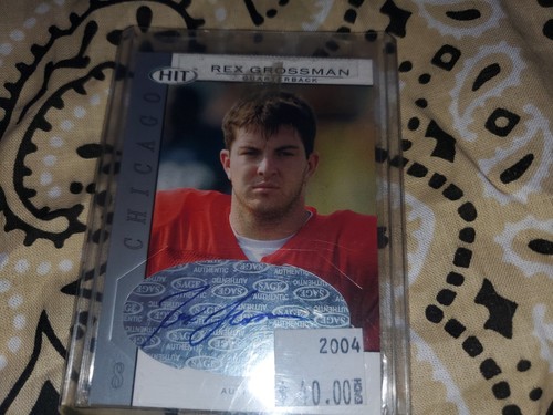 Rex Grossman 2004 Sage Hit Auto Autograph Card #A47 | eBay